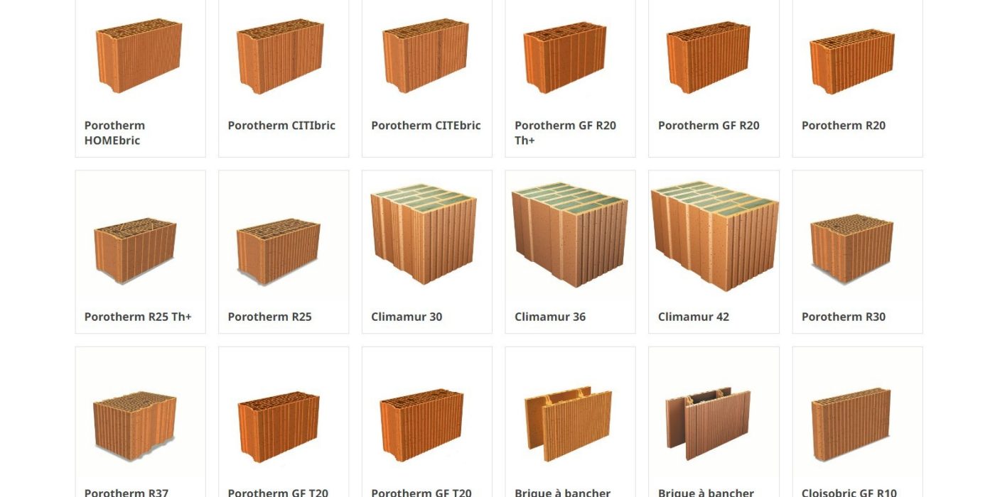 Briques de 25 Porotherm | Wienerberger