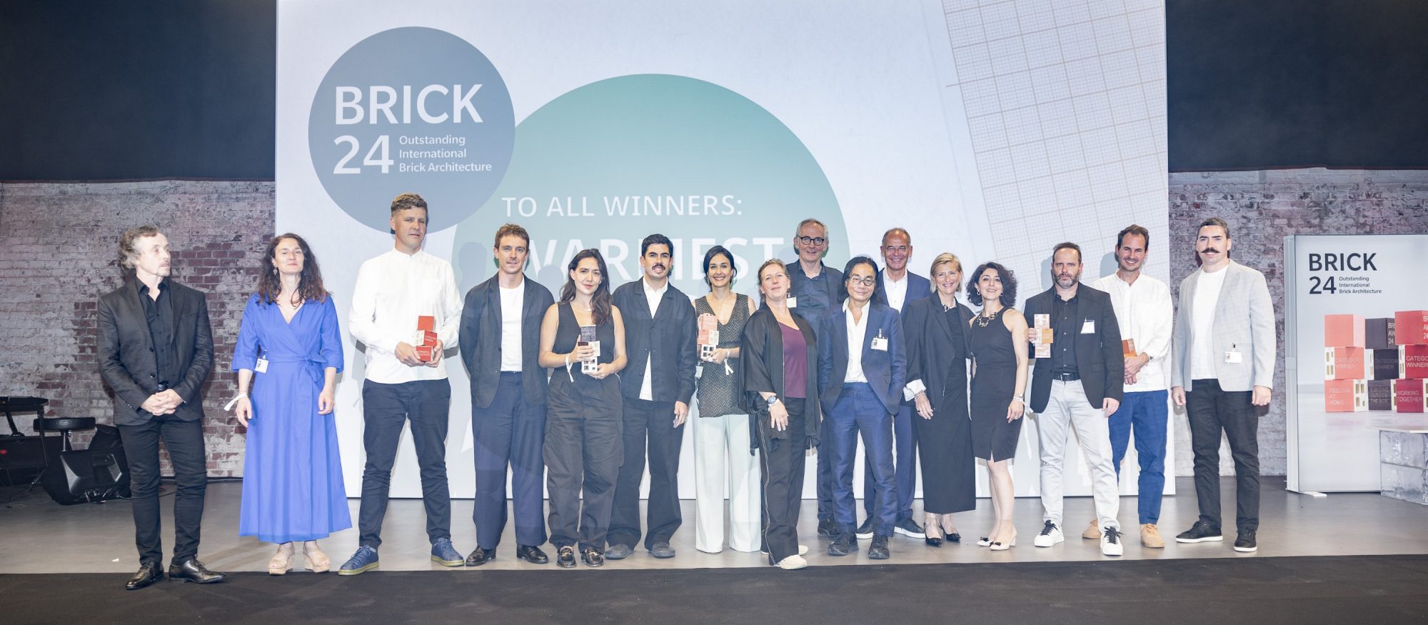 Brick award 24 récompense 5 projets pionniers de l'architecture en brique
