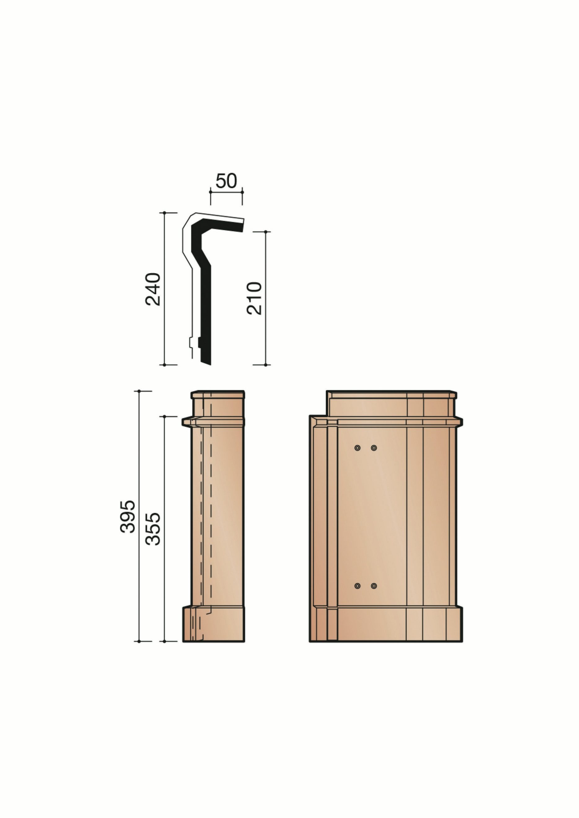 Tuile à côte Optima Rouge Koramic | Wienerberger