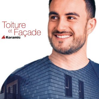 Tuile à côte Optima Nuagé Koramic | Wienerberger